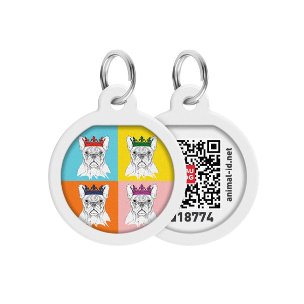 Best Pet Smart ID Tag with French Bulldog Design for Cats and Dogs– Pet ...